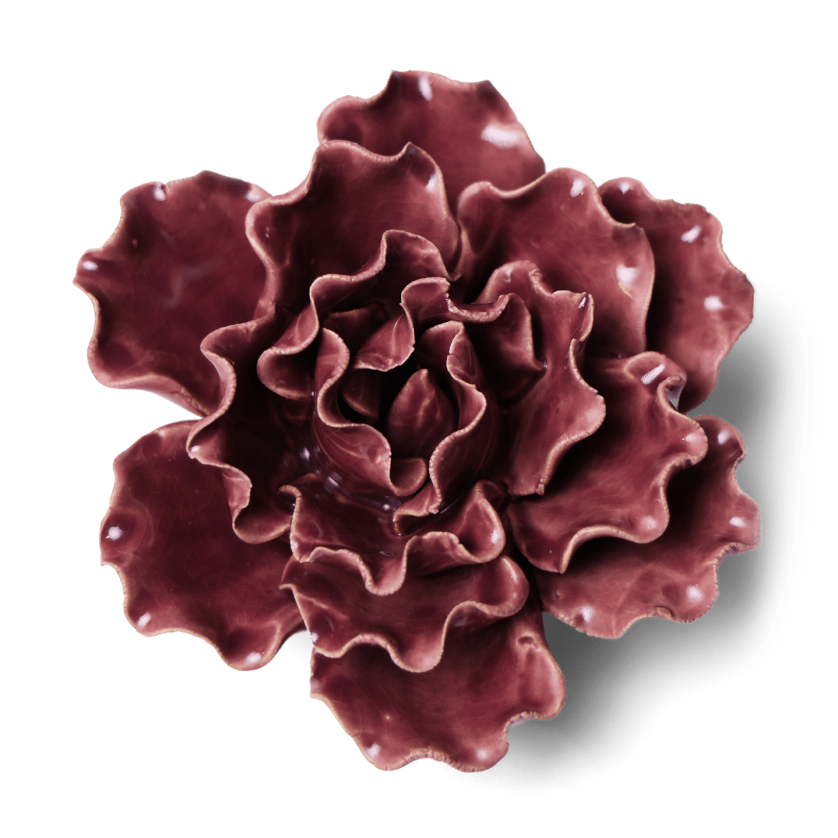 Ceramic Flower Lettuce Purple Medium – Chive UK Wholesale