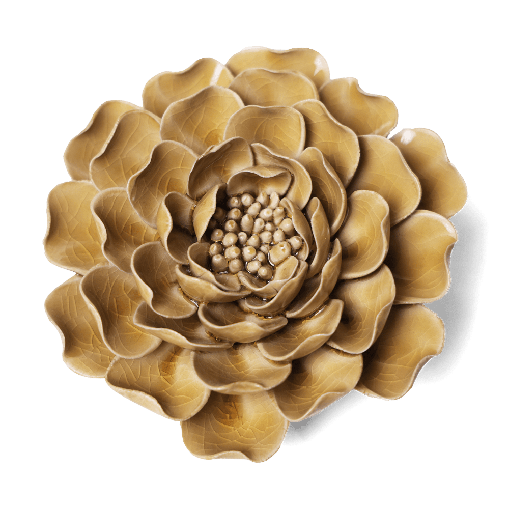 Ceramic Flower Collection 13 Caramel Flower – Chive UK Wholesale